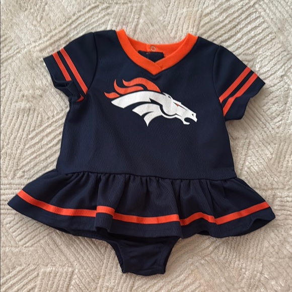 NFL | Dresses | Denver Broncos Baby Dress With Bloomers Size 36m | Poshmark